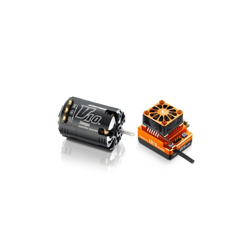 Combo Hobbywing XER10 XR10 Pro Orange + G2 V10 5.5T
